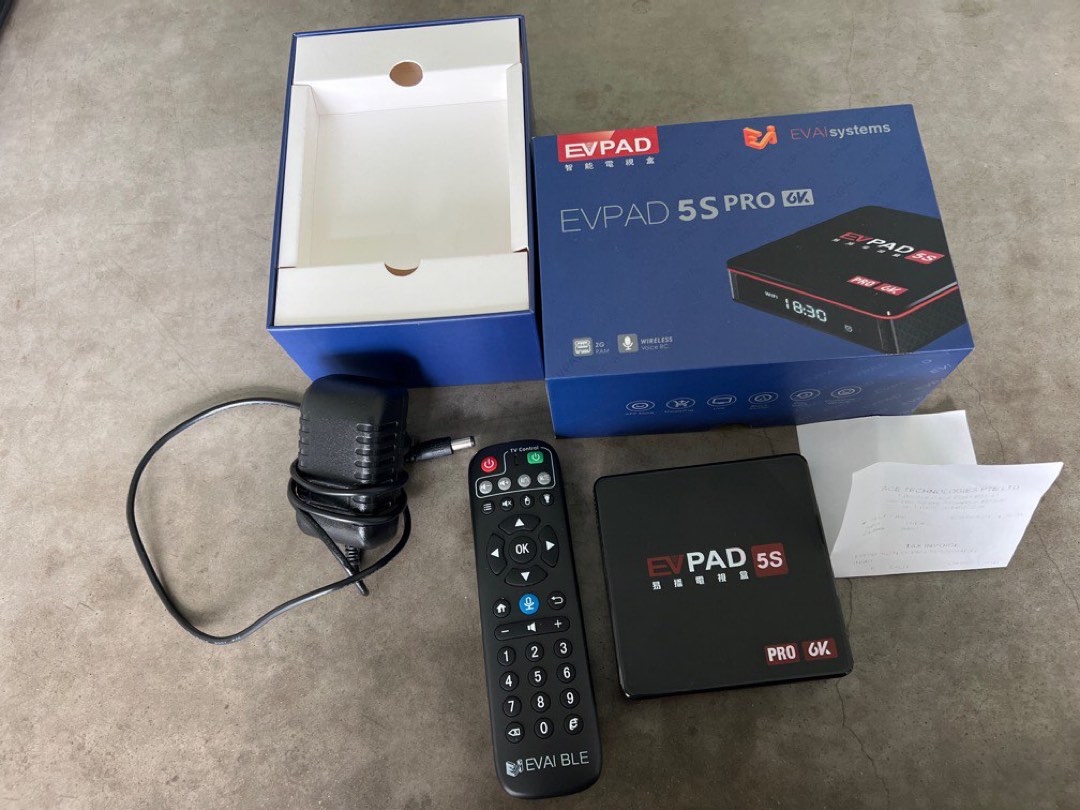 EVPAD 5S PRO 6K, TV & Home Appliances, TV & Entertainment, Media ...