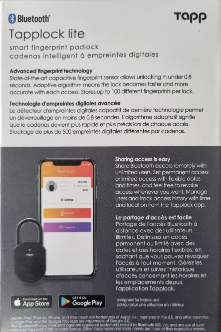 Fingerprint, Bluetooth or combination Smart Lock, Tapplock Lite ...
