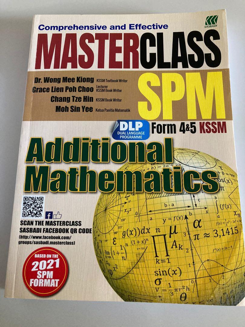 Form 4 & 5 KSSM Additional Maths, Hobbies & Toys, Books & Magazines ...