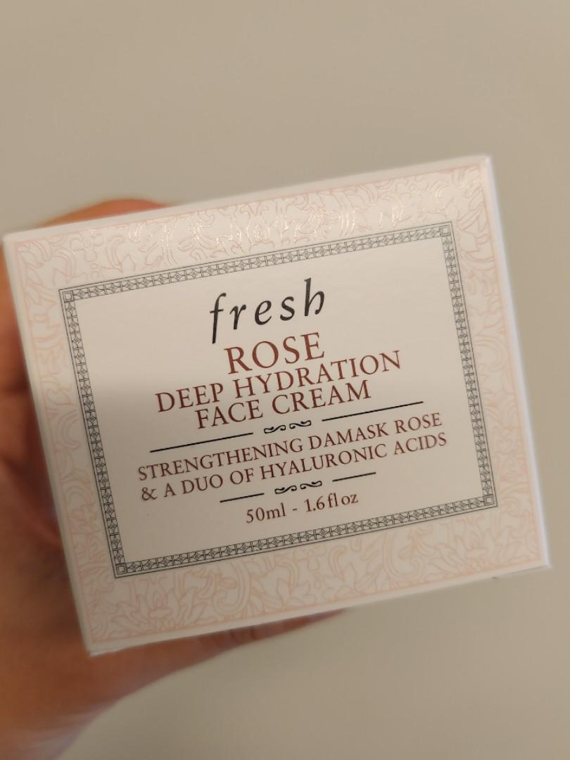 FRESH Rose Deep Hydration Face Cream Moisturizer - 50ml, Beauty ...