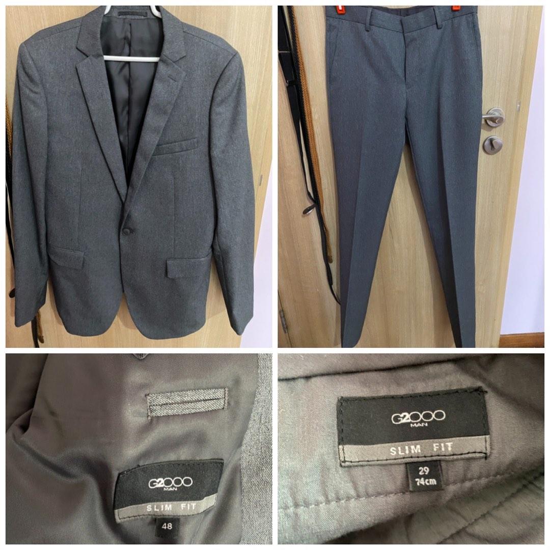 G2000 Blazer & Pants Full Set, Men's Fashion, Coats, Jackets and ...