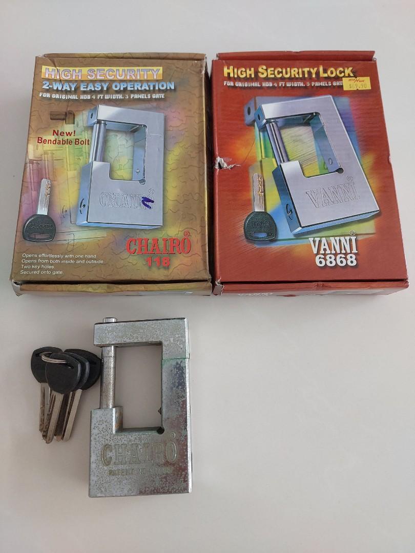 Gate Lock, Furniture & Home Living, Security & Locks, Locks, Doors ...