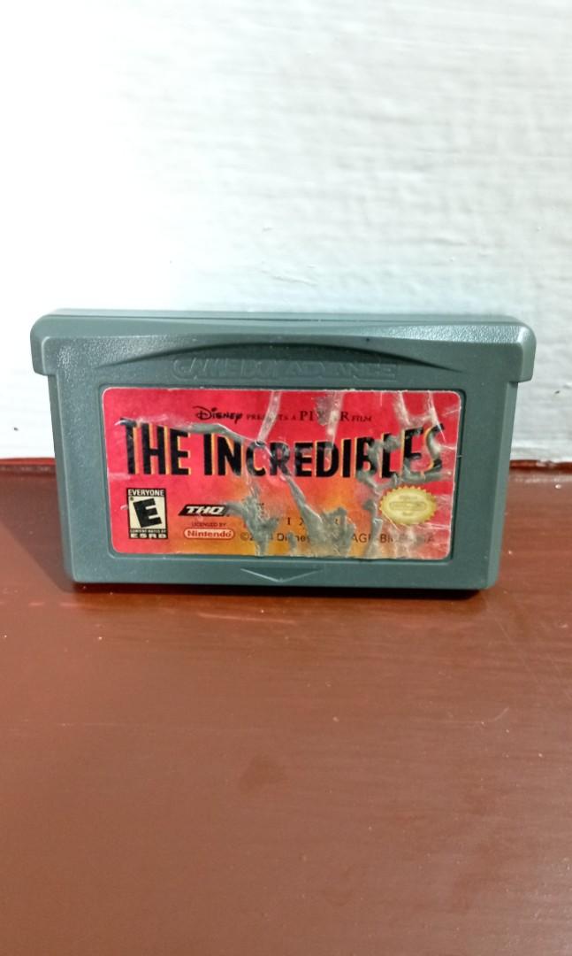 GBA Cartridge Original - The Incredibles, Video Gaming, Video Games ...