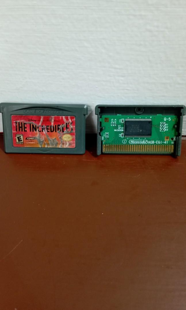 GBA Cartridge Original - The Incredibles, Video Gaming, Video Games ...
