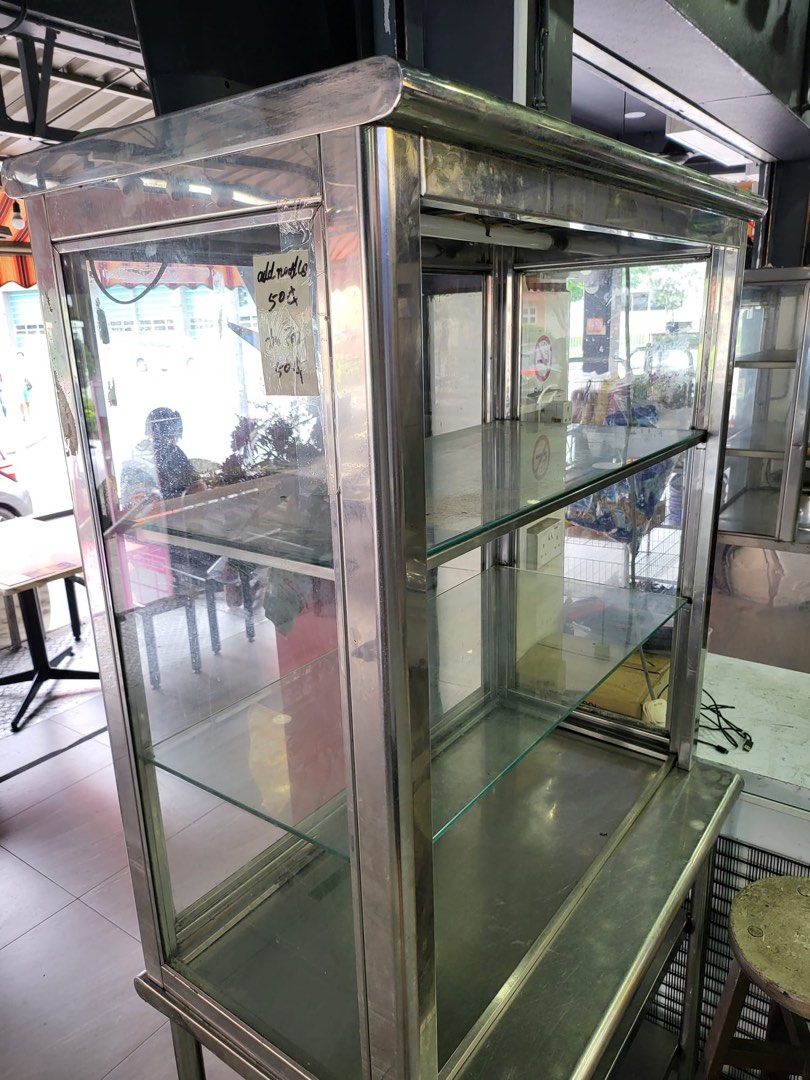 Glass display counter, Furniture & Home Living, Kitchenware & Tableware ...