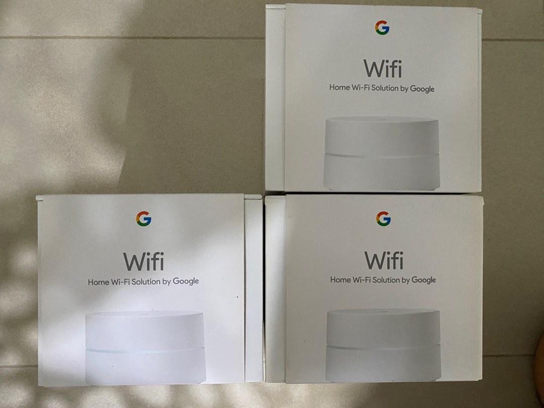 Google Mesh Wifi (3 set bundle with original boxes), Computers & Tech ...