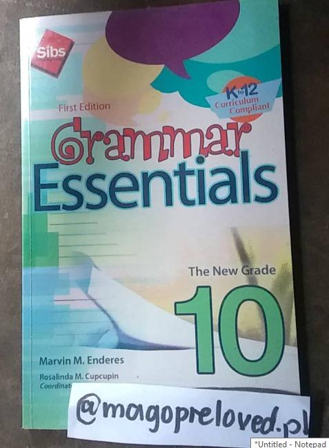 Grammar Essentials First Edition - Grade 10 - Sibs Publishing House ...