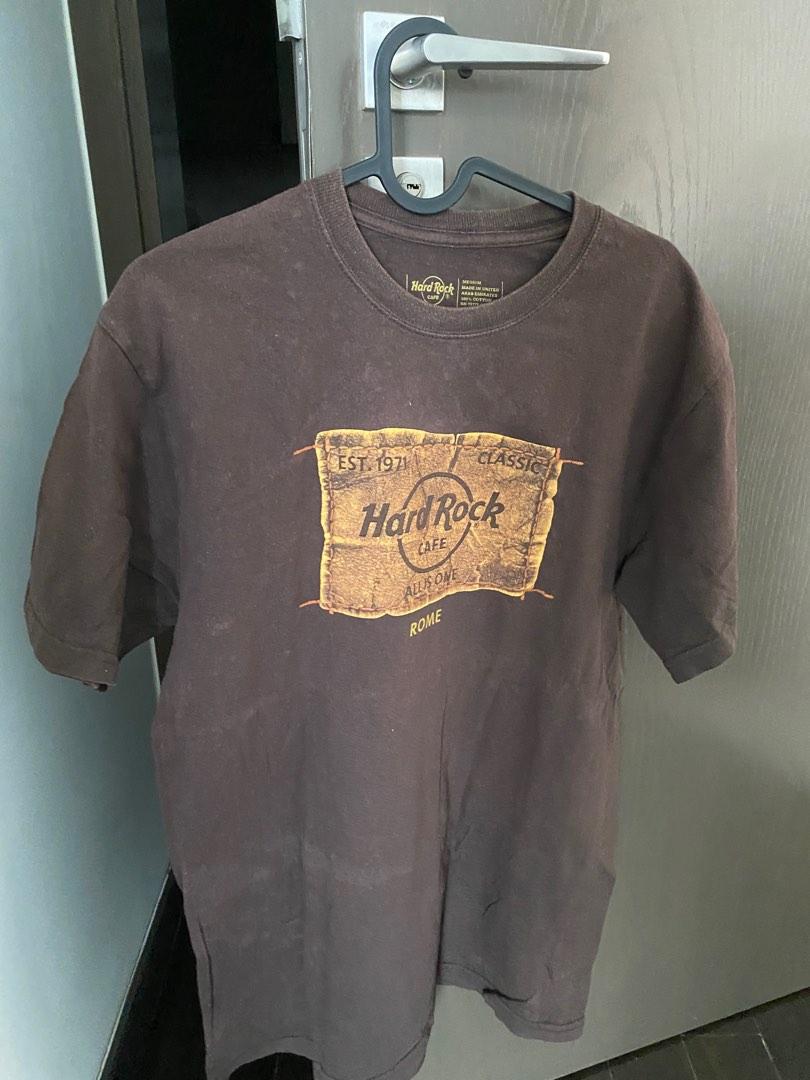 Hard Rock Rome, Men's Fashion, Tops & Sets, Tshirts & Polo Shirts on ...