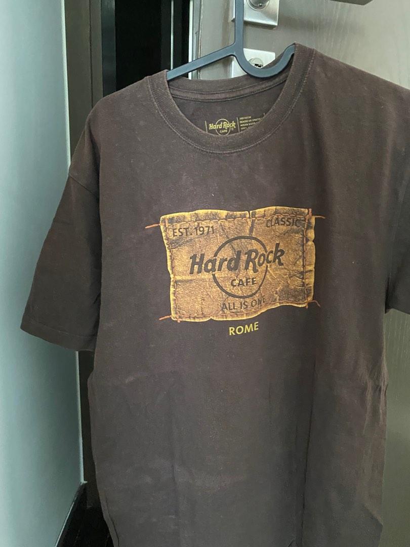 Hard Rock Rome, Men's Fashion, Tops & Sets, Tshirts & Polo Shirts on ...