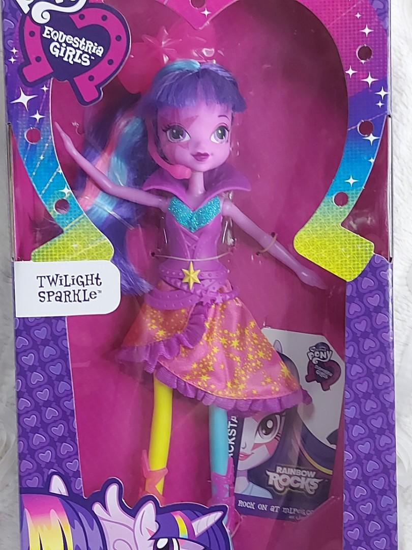 Hasbro My Little Pony Equestrial Girls Rainbow Rocks Twilight Sparkle ...