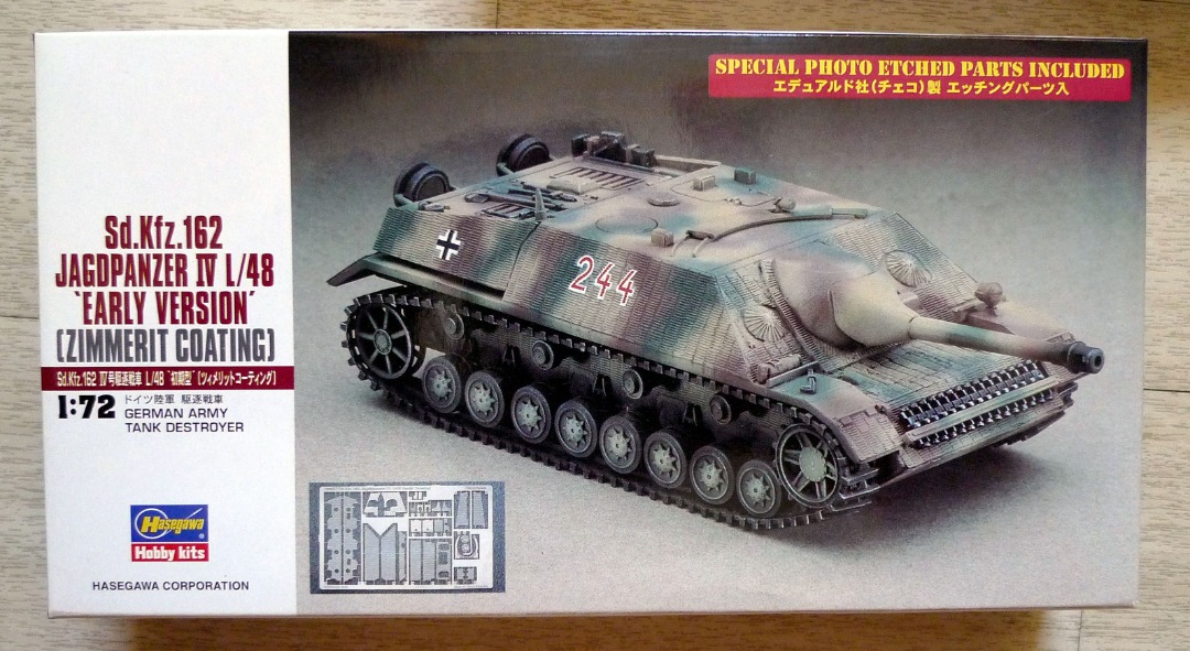Hasegawa 1/72 30027 Sd.Kfz.162 Jagdpanzer IV L 48 'Early Verison ...