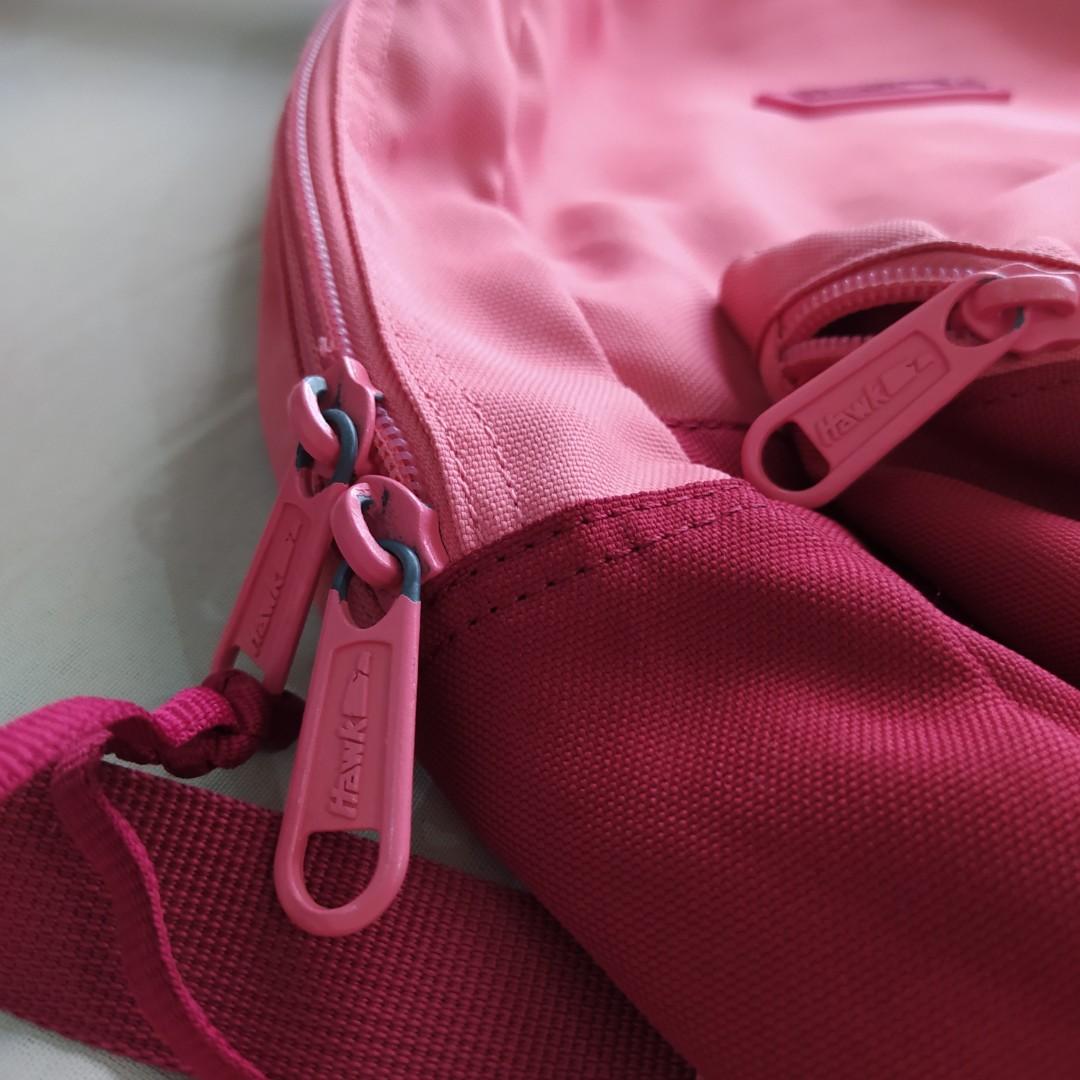 Hawk Pink/Maroon, Women's Fashion, Bags & Wallets, Backpacks on Carousell