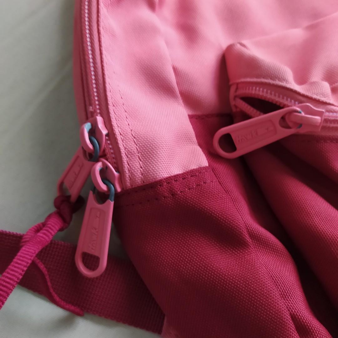 Hawk Pink/Maroon, Women's Fashion, Bags & Wallets, Backpacks on Carousell
