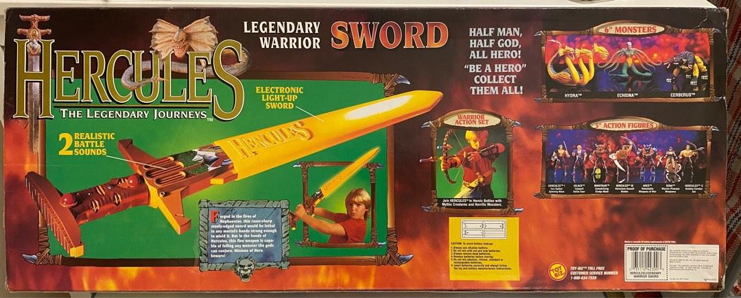 HERCULES LEGENDARY WARRIOR SWORD ，大力士，大力戰神，海格力斯，長約 30吋，發聲，有光，劍，激光劍, 興趣及 ...