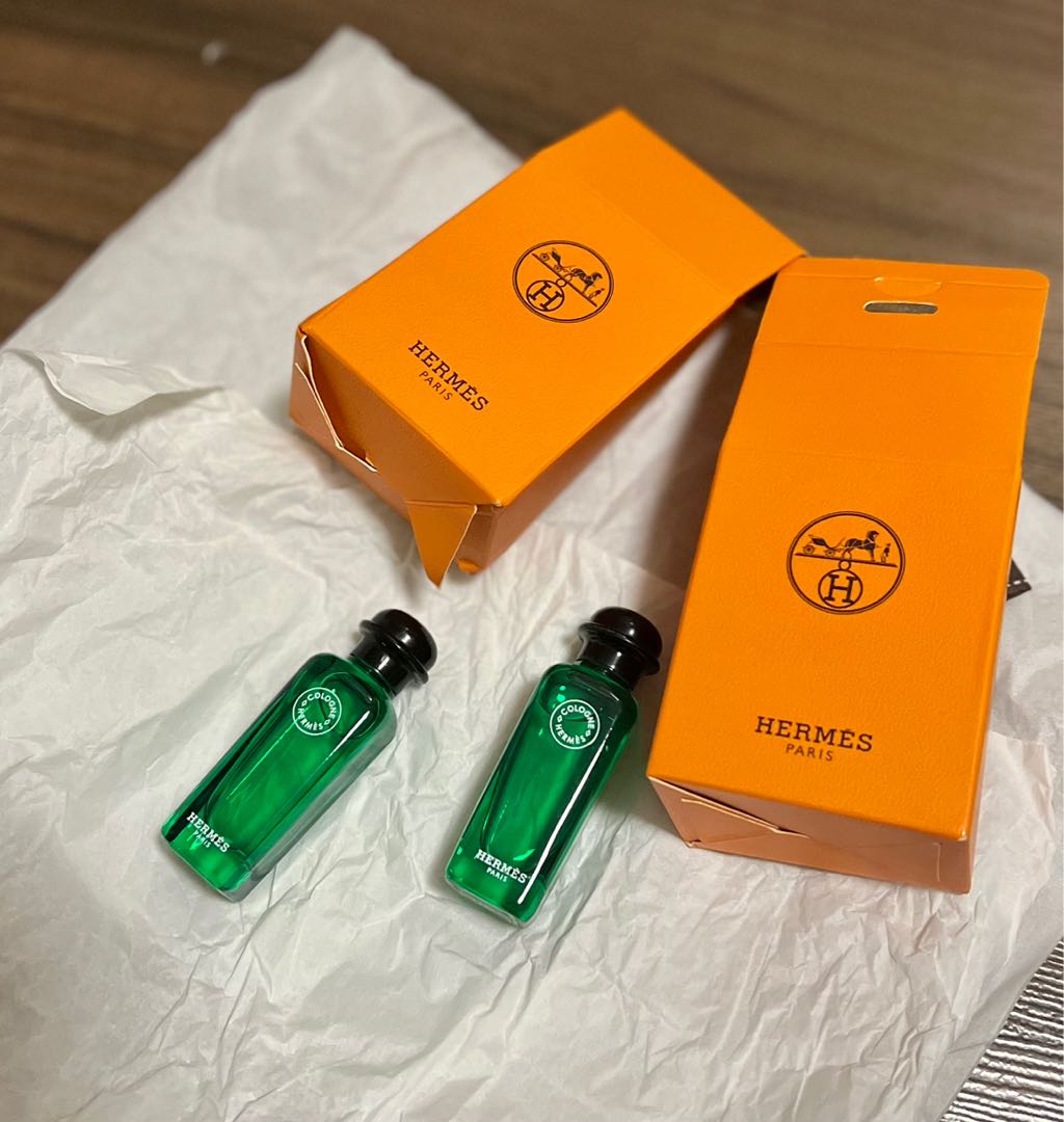 Hermes Perfume Miniatures Eau De Basilic Poupre, Beauty & Personal Care ...
