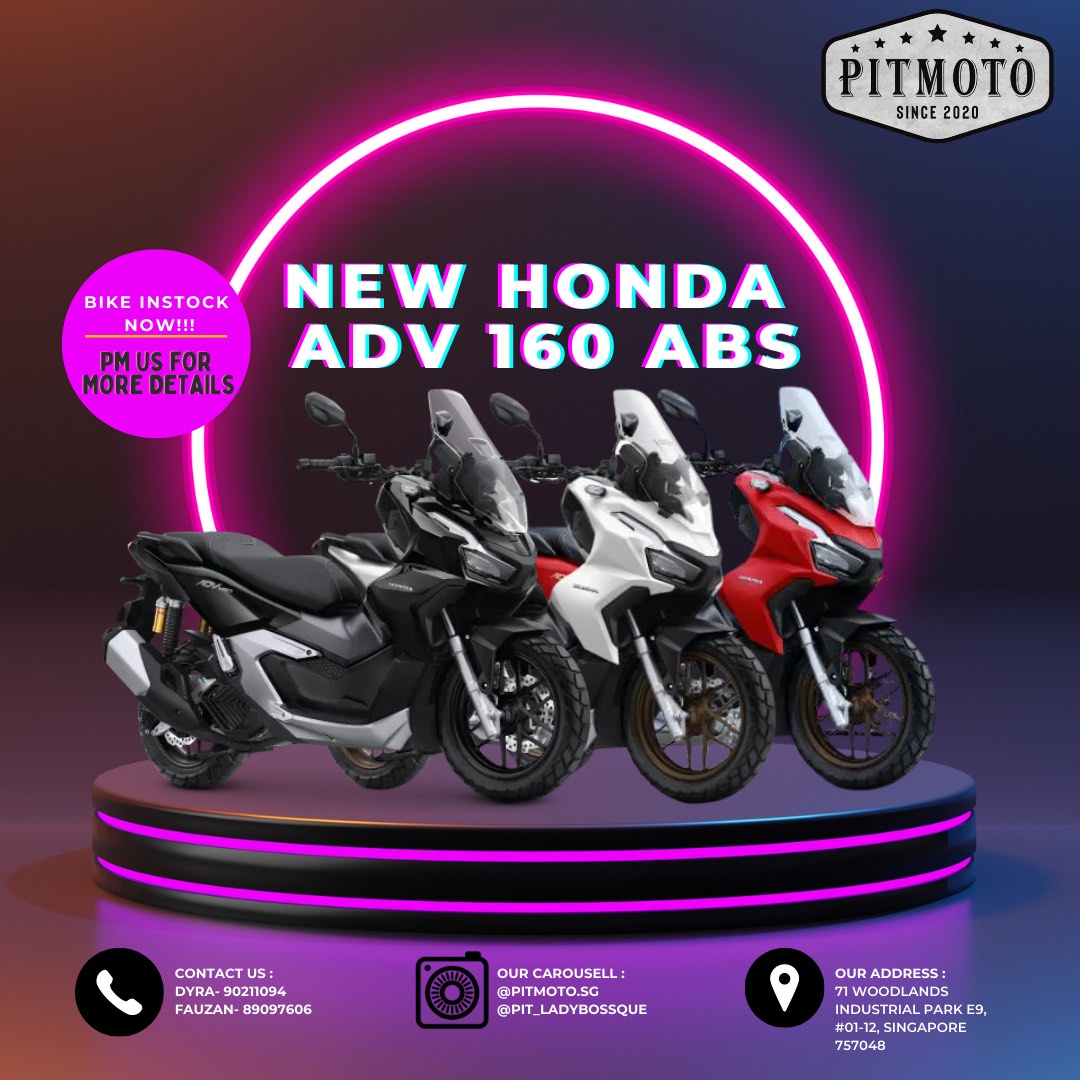 Honda ADV 160 ABS 2022, Motorcycles, Motorcycles for Sale, Class 2B on ...