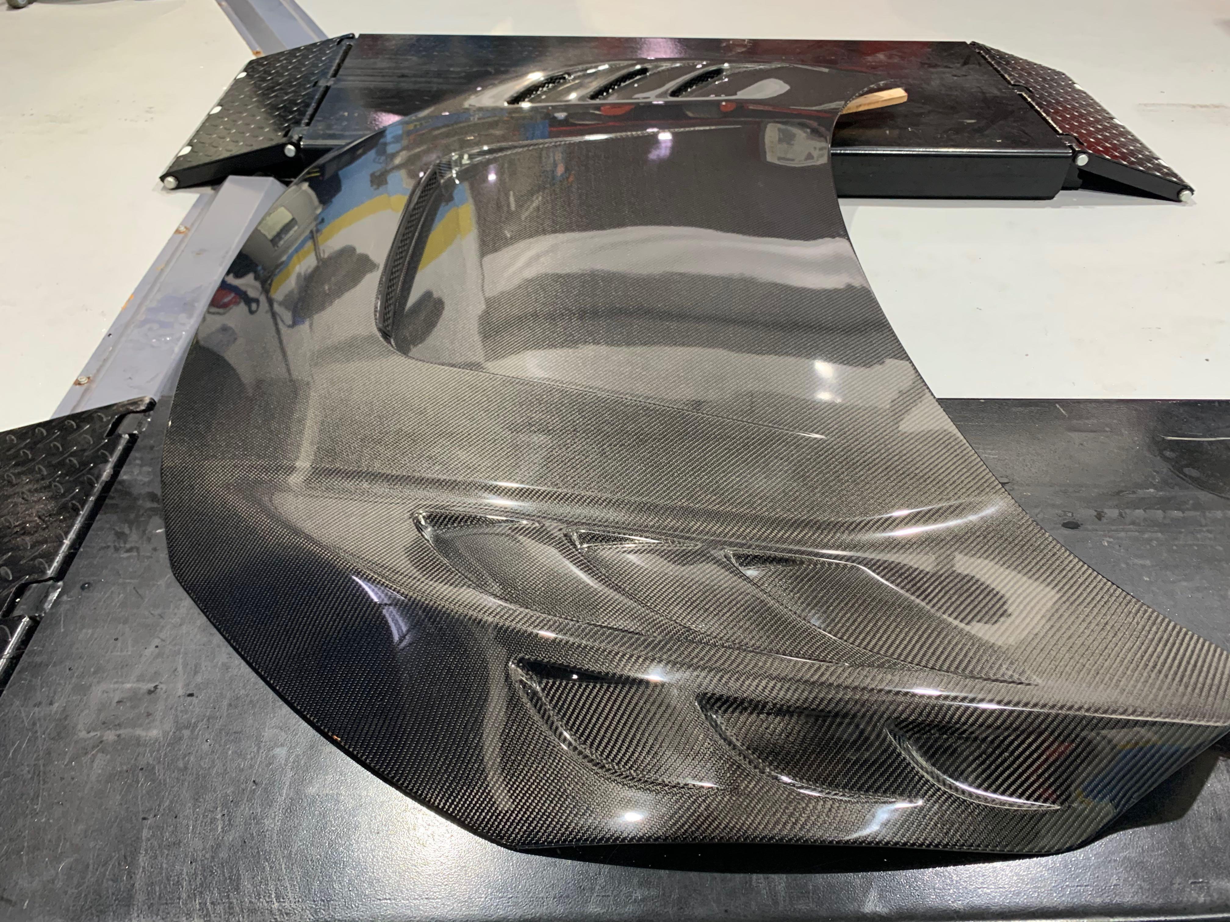 Honda Civic FC real carbon fibre bonnet , fender , boot and all other ...