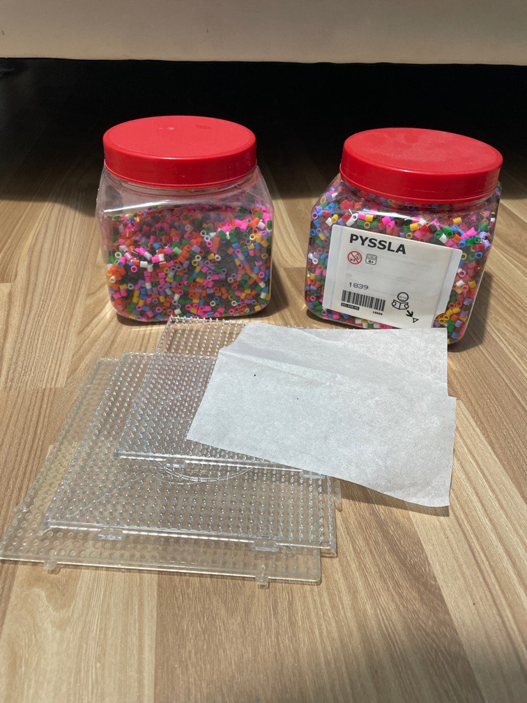 Ikea Pyssla Beads w boards, Hobbies & Toys, Stationery & Craft, Craft ...