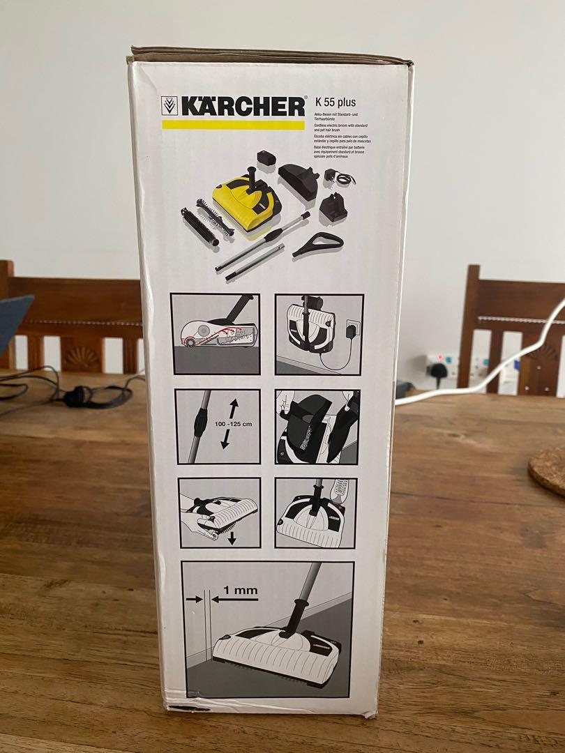 KARCHER Cordless Electric Broom K55 Plus [NEGOTIABLE], Furniture & Home ...