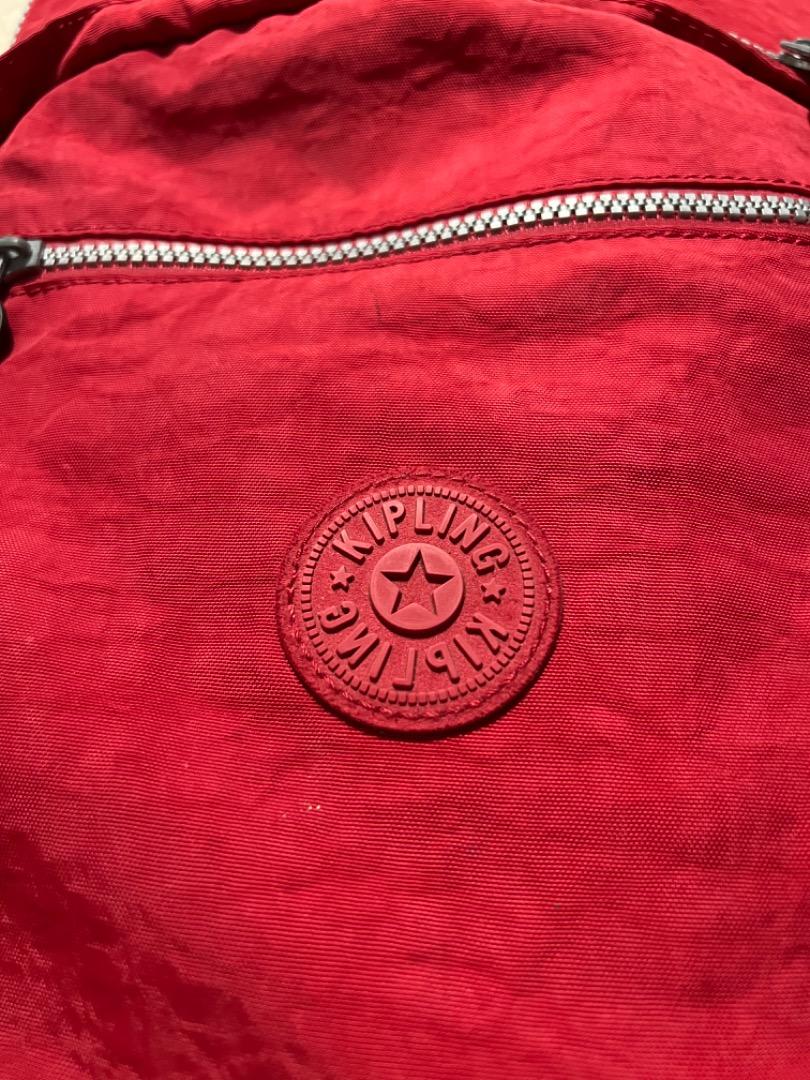 Kipling Seoul Red Backpack, Women's Fashion, Bags & Wallets, Backpacks ...