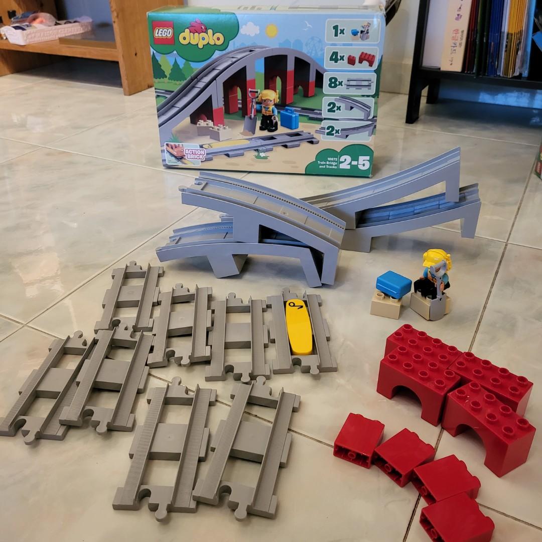 Lego 10872 Train Bridge and Tracks, Hobbies & Toys, Toys & Games on Carousell