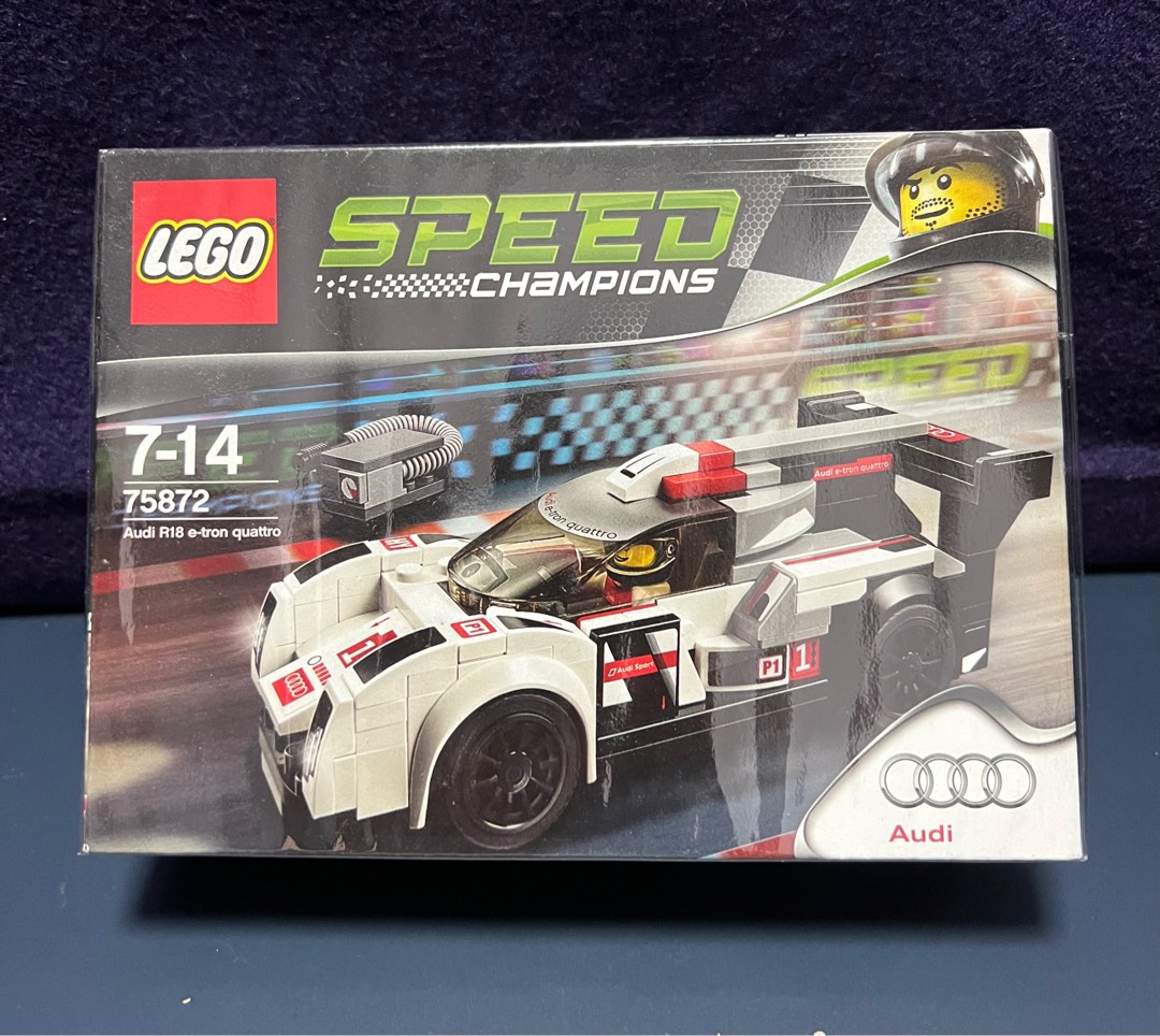 Lego 75872 Audi R18 E-Tron Quattro SpeedChampions, 興趣及遊戲, 玩具 & 遊戲類 ...