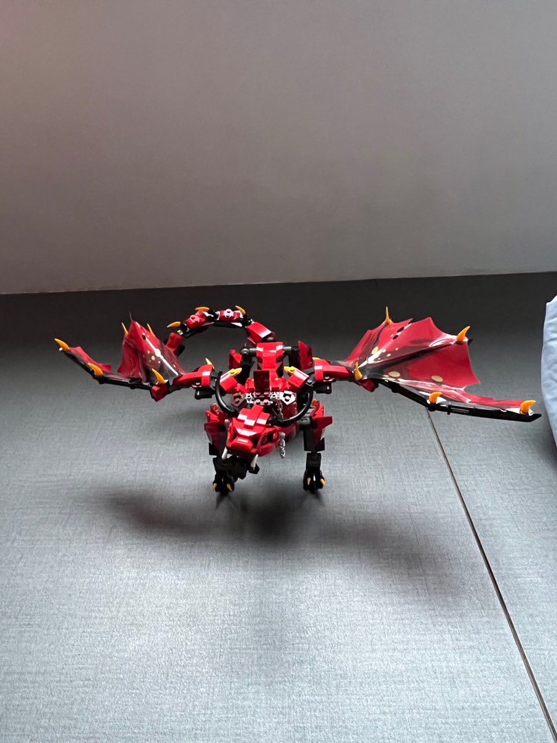 LEGO Ninjago Red Dragon Firstborn 70653 (dragon only), Hobbies & Toys ...