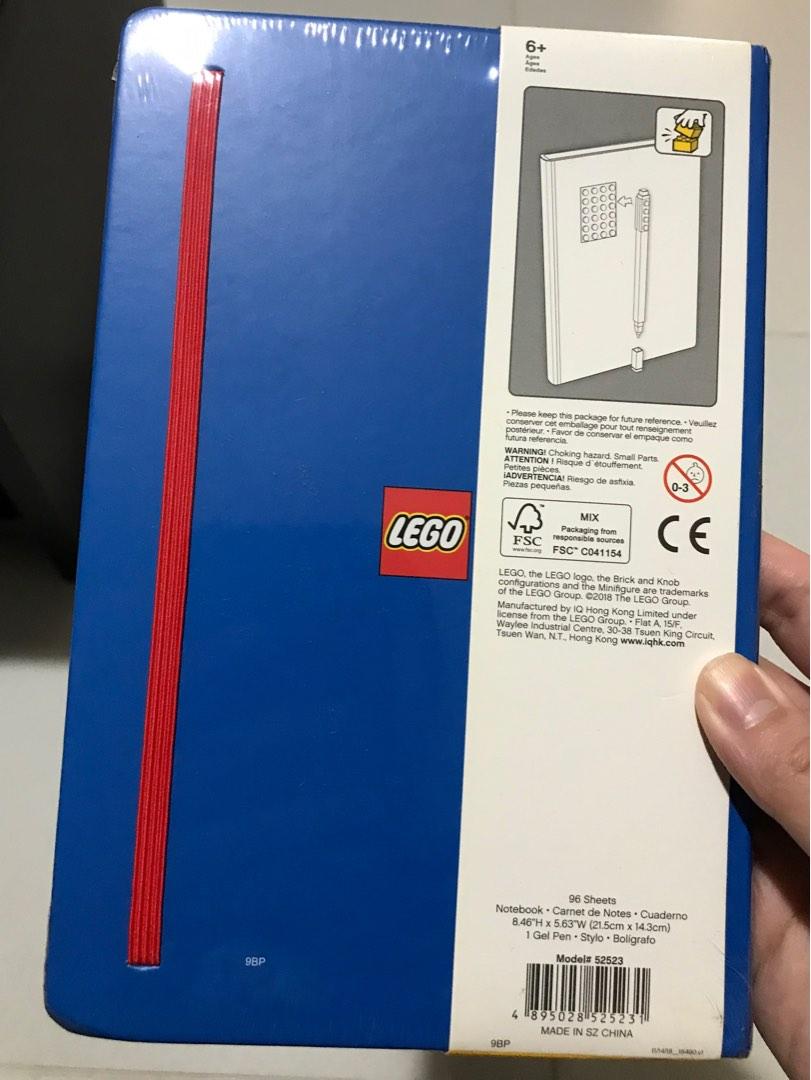 Lego Notebook with Pen, Hobbies & Toys, Toys & Games on Carousell