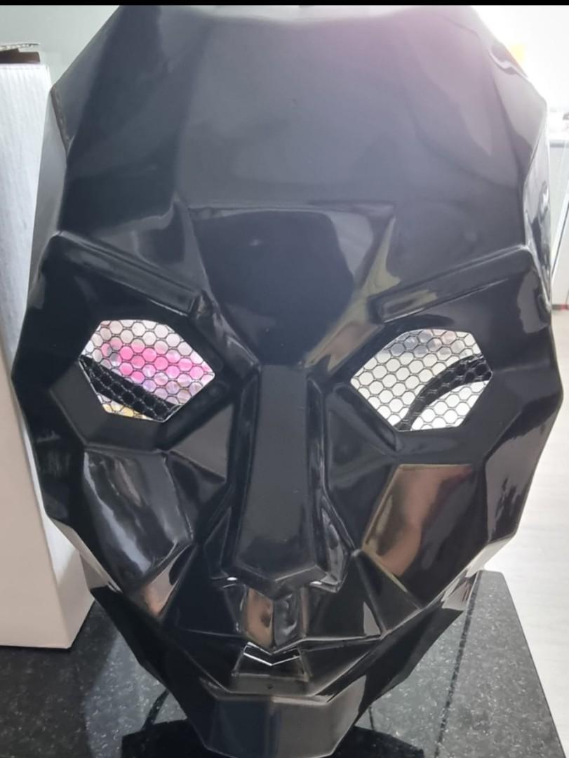 LIKE NEW! Squid game front man costume with mask, Men's Fashion, Coats ...