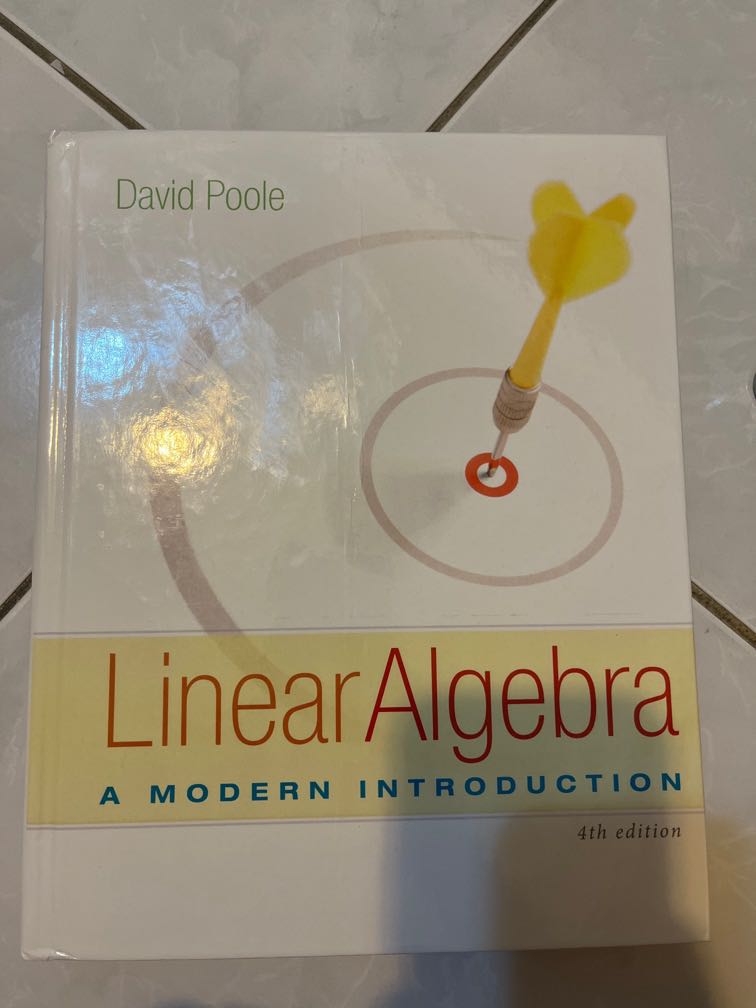 Linear Algebra A Modern Introduction 4th edition 線性代數, 書籍、休閒與玩具, 書本及雜誌 ...