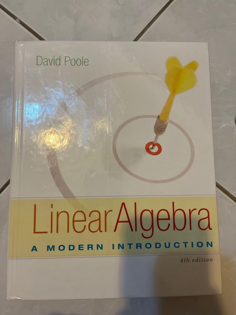 Linear Algebra A Modern Introduction 4th edition 線性代數, 書籍、休閒與玩具, 書本及雜誌 ...