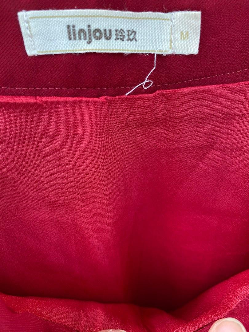 Linjou Korean Red Sailor Skirt, Women's Fashion, Bottoms, Skirts on ...