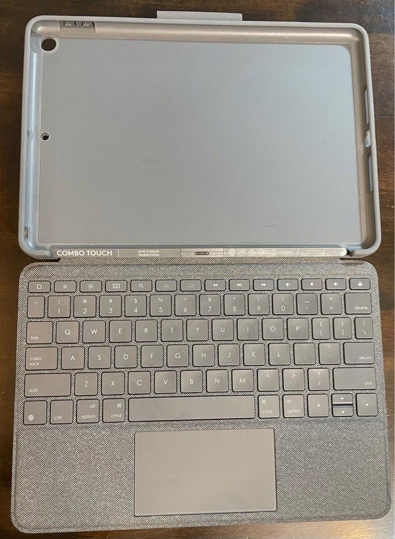 Logitech Combo Touch Keyboard case with Trackpad for iPad (7th, 8th and ...