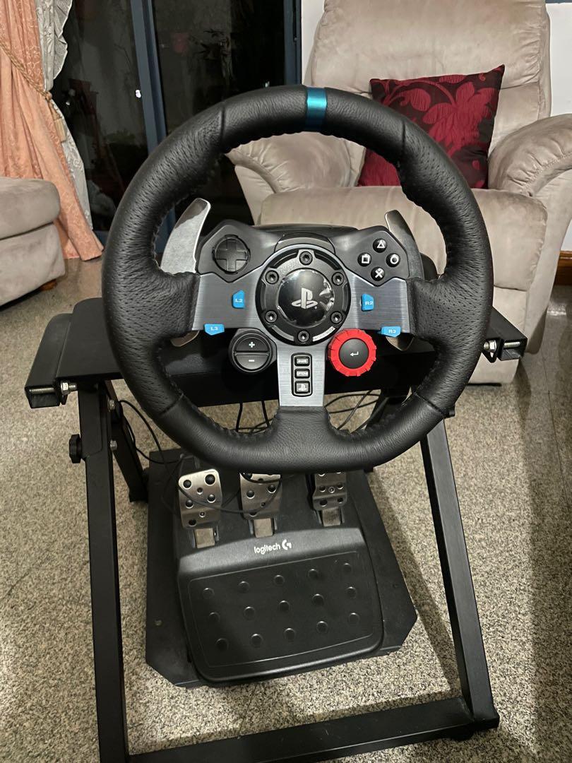 Logitech G29 with folding stand, Video Gaming, Gaming Accessories ...