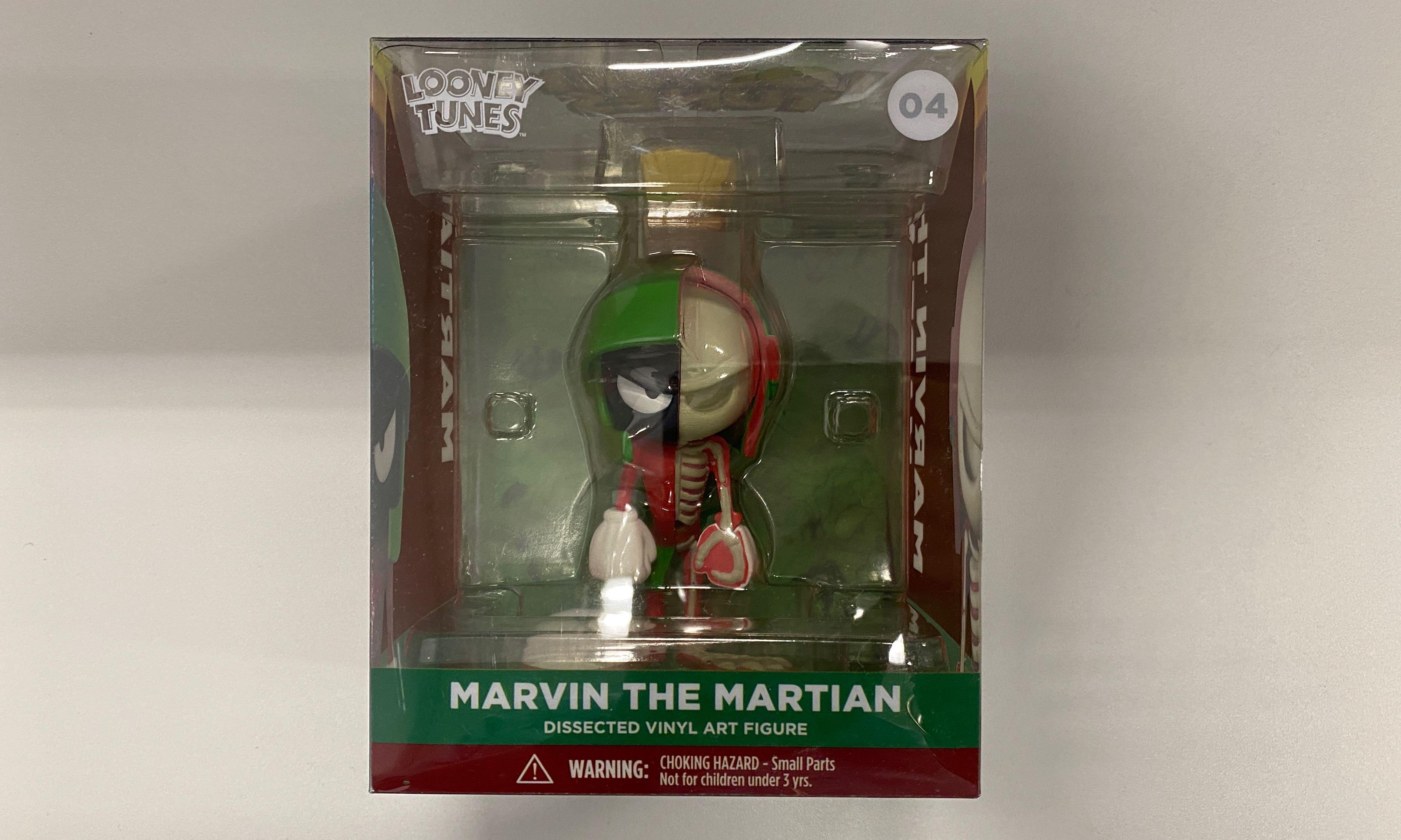 Looney Tunes - Marvin the Martian Xxray figure, 興趣及遊戲, 玩具 & 遊戲類 - Carousell