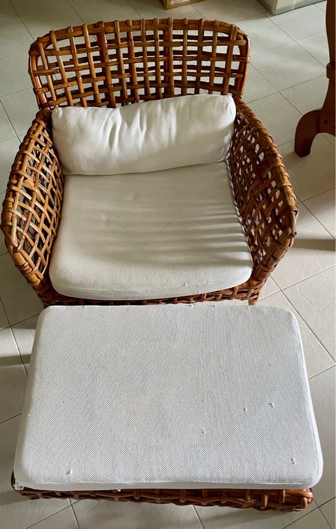 Lounge Chair with Foot Rest, Furniture & Home Living, Furniture, Chairs ...
