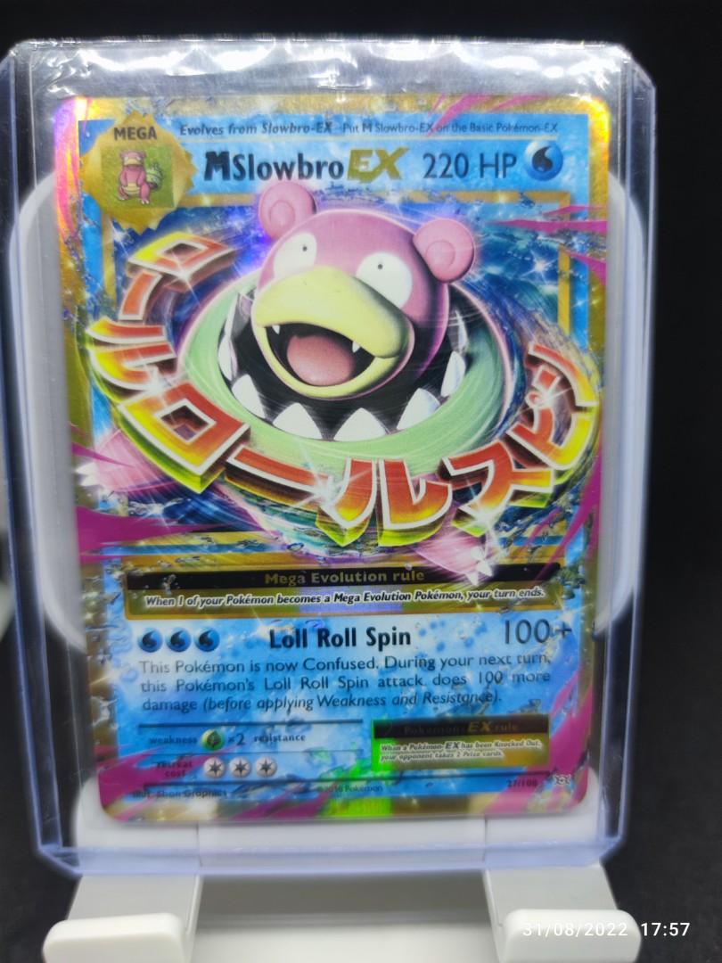 M SLOWBRO EX POKEMON CARDS, Hobbies & Toys, Toys & Games on Carousell