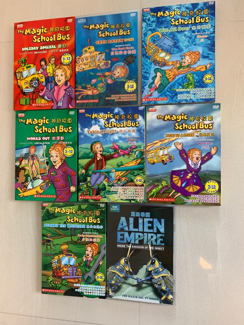 magic school bus and alien empire DVD, 興趣及遊戲, 音樂樂器 & 配件, 音樂與媒體 - CD 及 ...