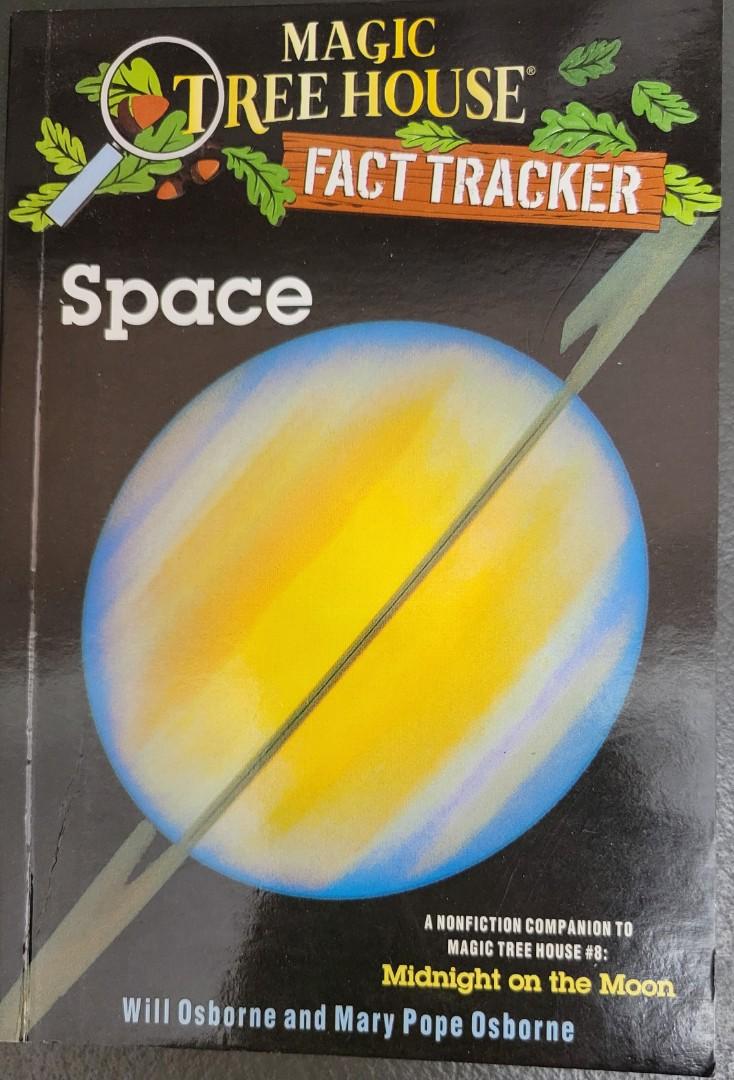 Magic tree house Space Fact Tracker, 興趣及遊戲, 書本 & 文具, 小說 & 故事書 - Carousell