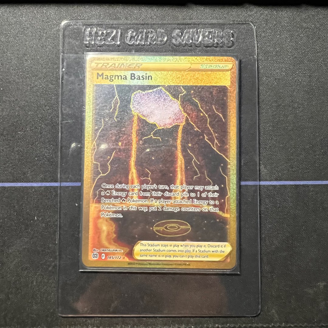 Magma basin Pokémon card, Hobbies & Toys, Toys & Games on Carousell