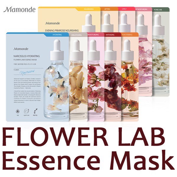 Mamonde flower lab essence mask, Beauty & Personal Care, Face, Face ...