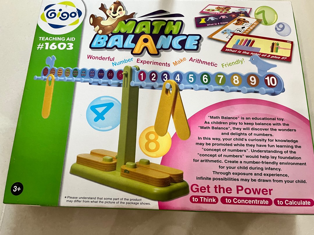 Math balance, Hobbies & Toys, Toys & Games on Carousell