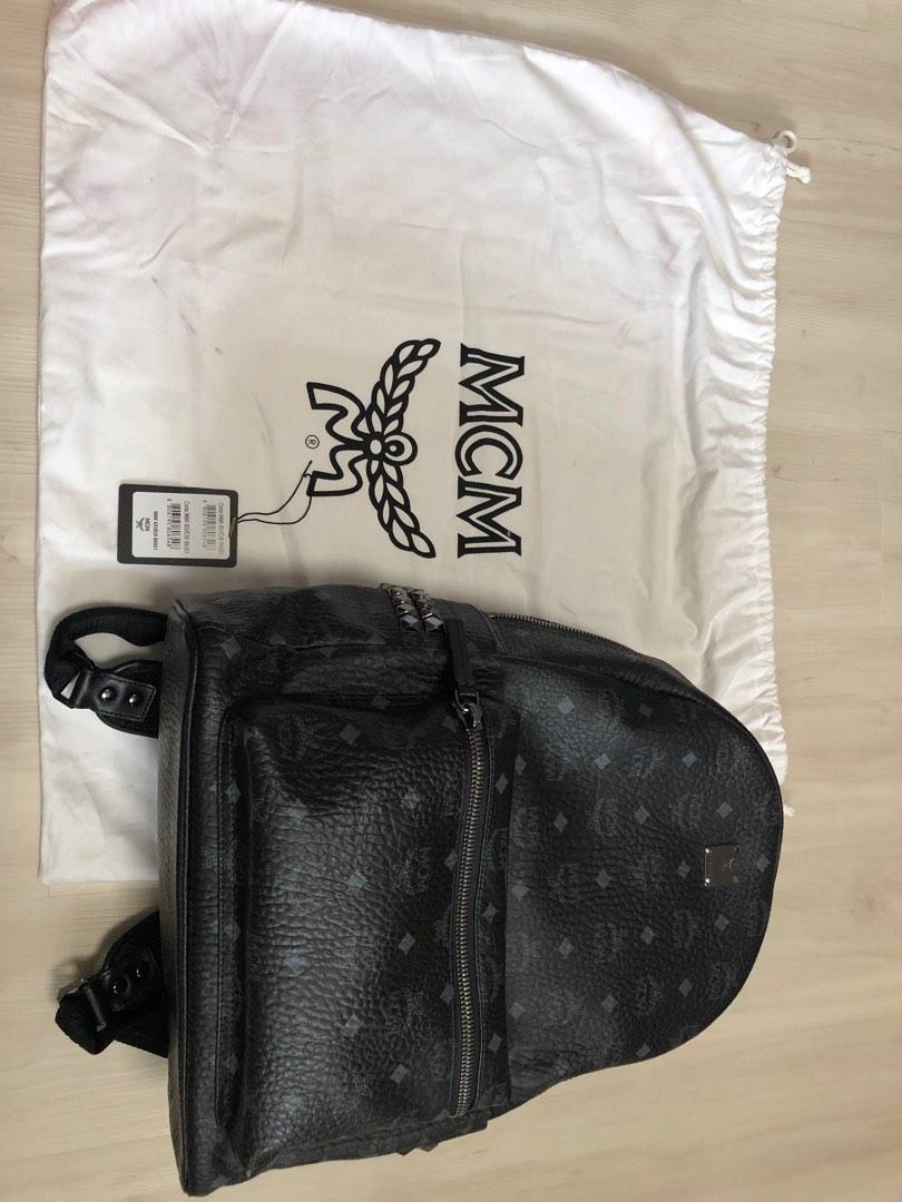 MCM Black backpack, Men's Fashion, Bags, Backpacks on Carousell
