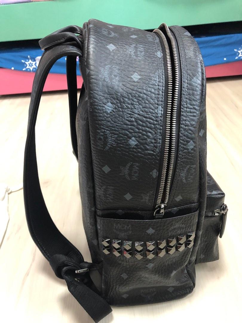 MCM Black backpack, Men's Fashion, Bags, Backpacks on Carousell