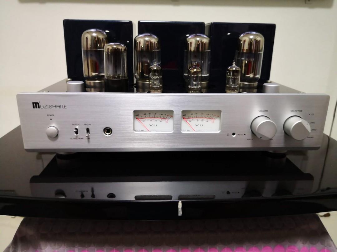 Mei shi 美诗 Muzishare x7 tube integrated amplifier, Audio, Soundbars ...