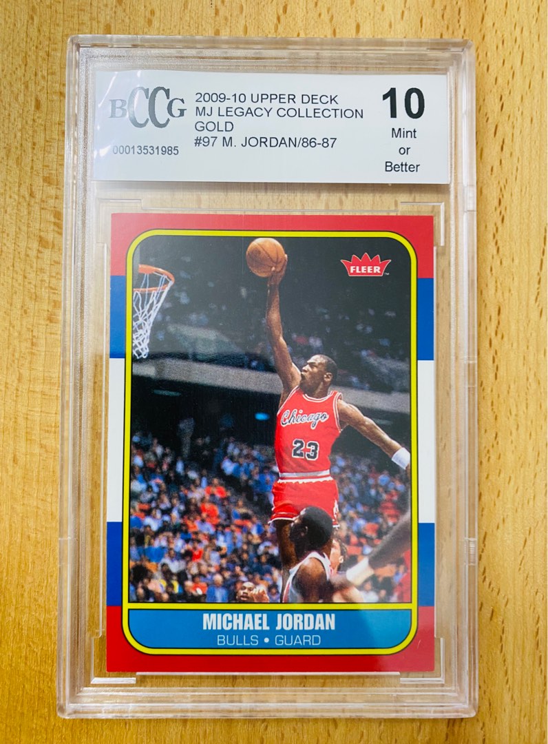 Michael Jordan Legacy Collection Gold BCCG 10, Hobbies & Toys ...