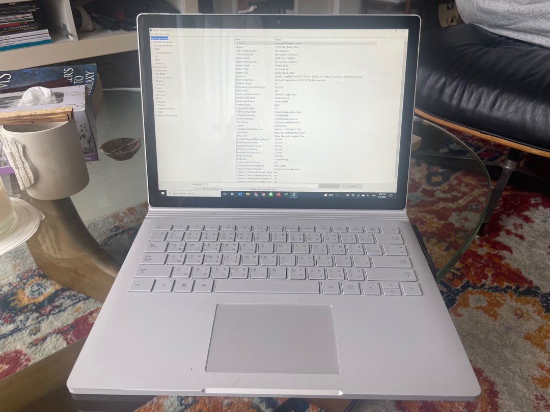 Microsoft Surface Book 2 - 15 Inch - 16GB RAM - 512GB SSD - Intel Core ...