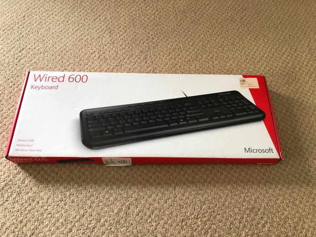 Microsoft Wired 600 Keyboard, Computers & Tech, Parts & Accessories ...