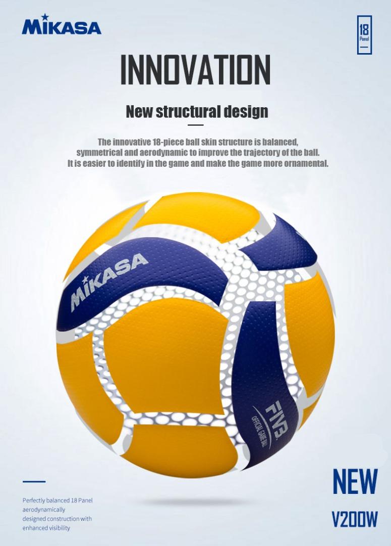Mikasa Volleyball (certified QR code), Sports Equipment, Sports & Games ...