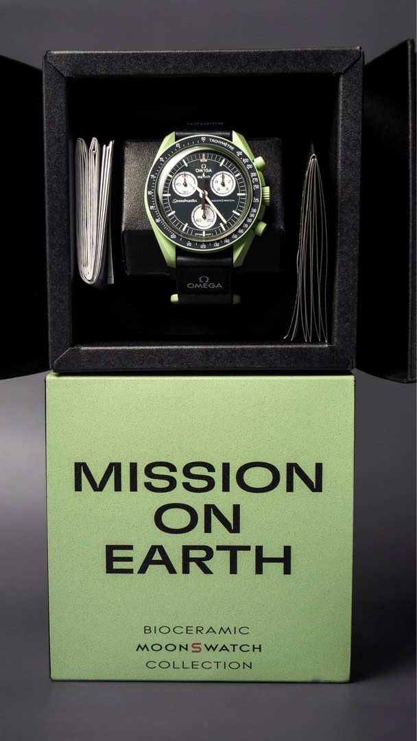 Mission to Earth - Moonswatch, Luxury, Watches on Carousell